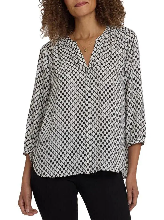 NYDJ Pintuck Top - Gervais Geo