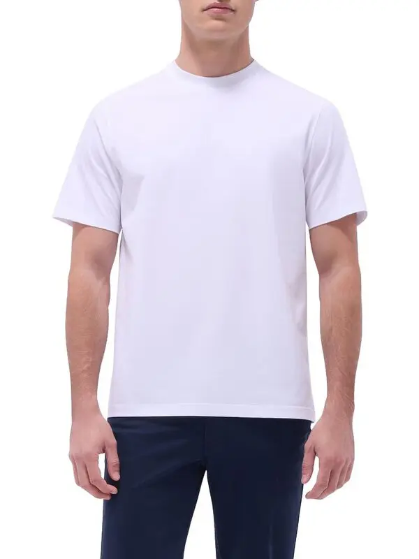 Bugatchi Ooohcotton® Crewneck T-shirt - White