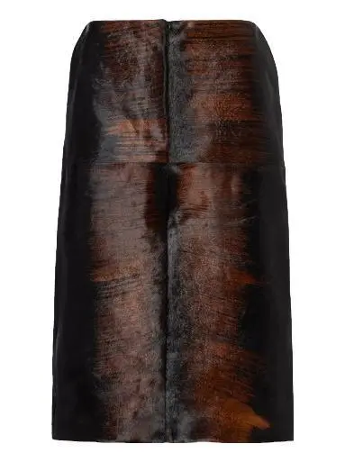 Magda Butrym - Printed Calf Hair Pencil Skirt