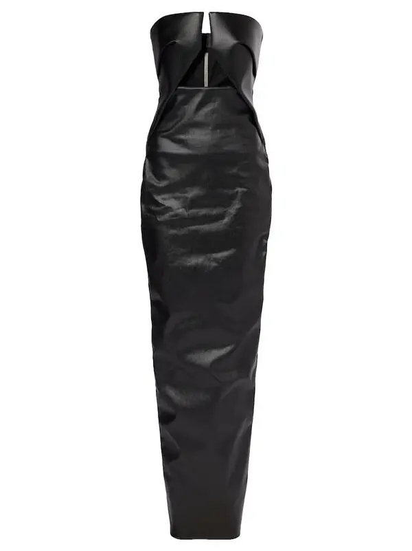 Rick Owens Prong Cutout Cocktail Dress - Black