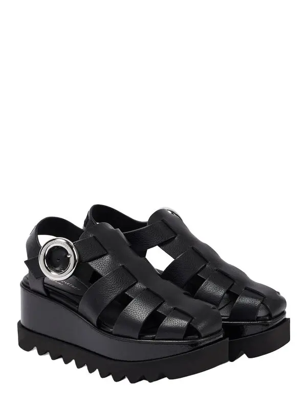 Stella McCartney Elyse Platform Sandals - Black