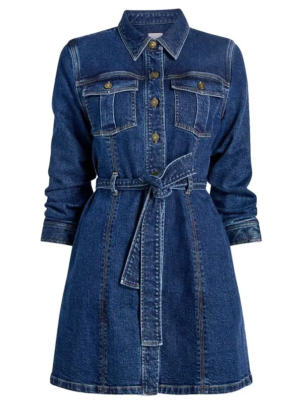 Cinq À Sept Clea Denim Shirtdress - Oceane