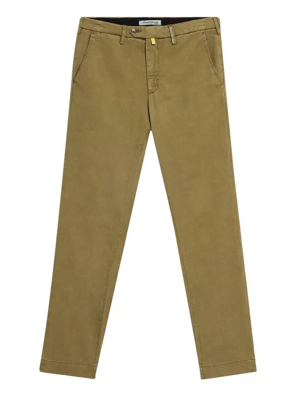 SARTORIO Straight-fit Four-pocket Pants - Olive