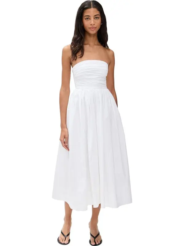 A.L.C. Tate Strapless Dress - White