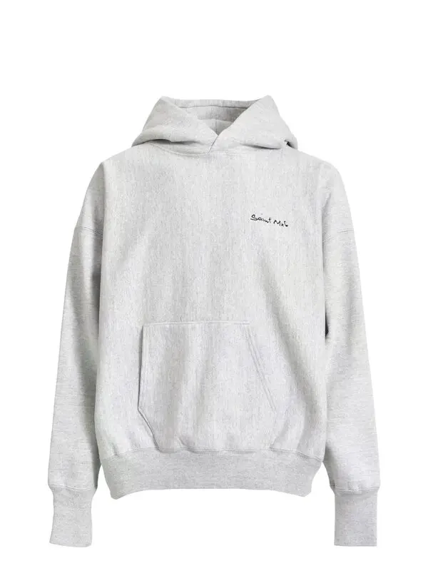 SAINT MXXXXXX Cotton-blend Hoodie - Grey