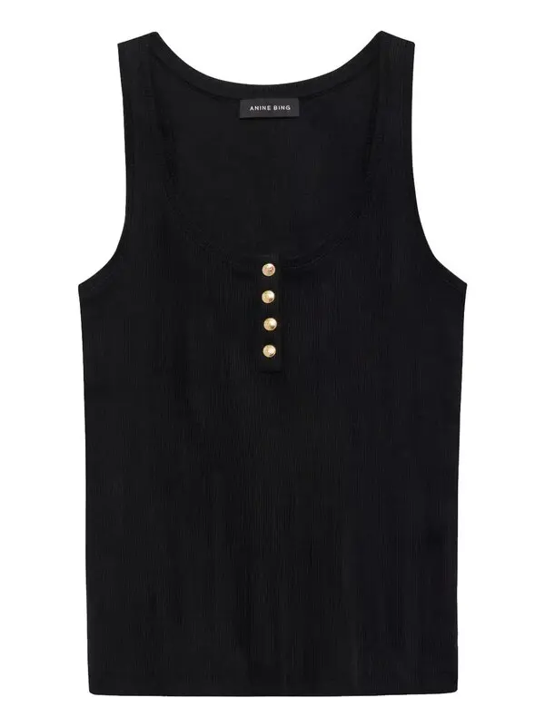 ANINE BING Alessia Tank Top - Black