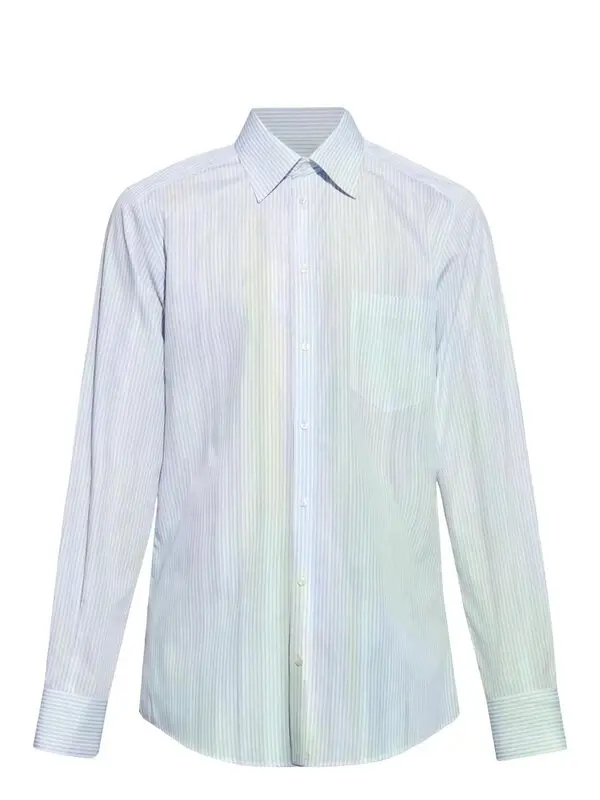 Dolce & Gabbana Striped Cotton Shirt - Blue