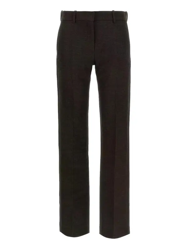 THE ROW Selvie Trousers - Brown