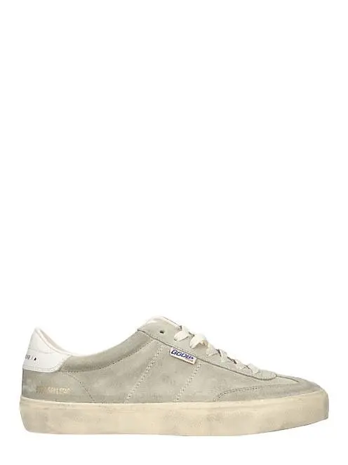 Golden Goose Soul-star Suede Low-top Trainers With Leather Trim - Beige Comb