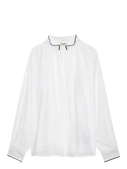 Zadig&Voltaire Troene Cotton-blend Blouse - Judo