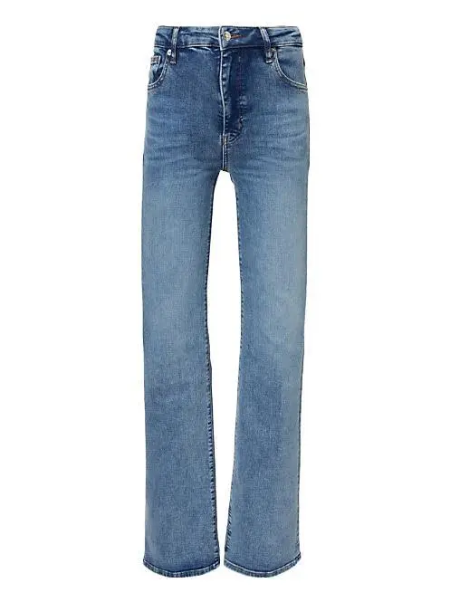 FRAME The Reboot Flared-leg High-rise Stretch-denim Jeans - Crave