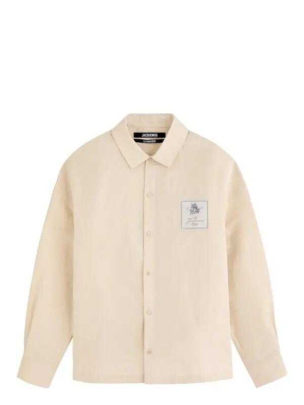 Jacquemus La Chemise Atelier Linen-blend Shirt - Off White