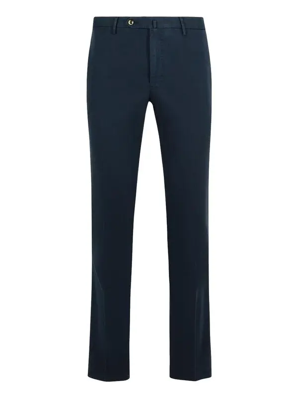 PT TORINO Superslim Cotton Pants - Navy