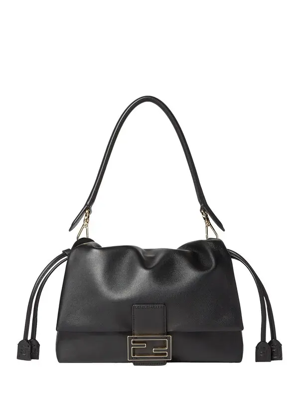 Fendi Mamma Baguette Medium Bag - Black