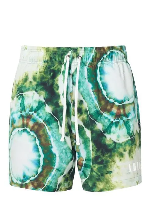 Amiri Tie Dye Swim Trunks - Green