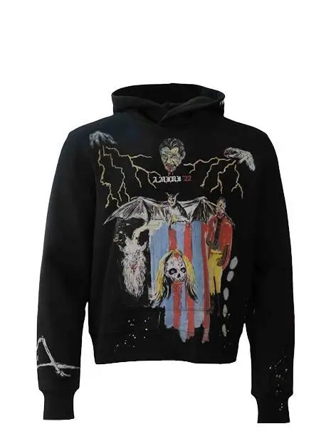 Amiri Blood 38' Hoodie - Black