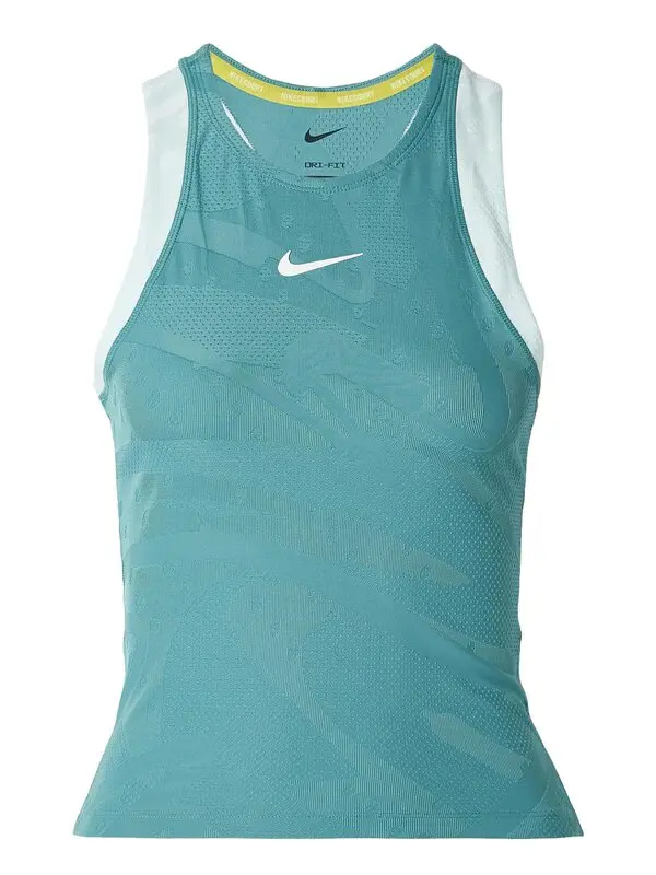 Nike Slam Dri-fit Jacquard Tank - Blue