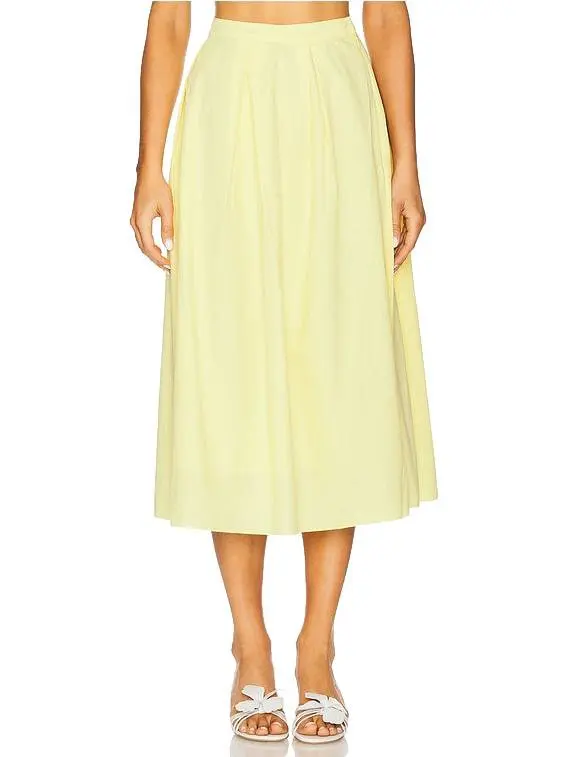 Azeeza Sheridan Skirt - Lemon