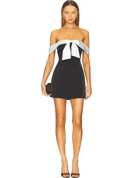 MORE TO COME Jewel Mini Dress - Black