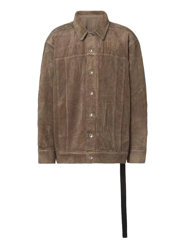 Rick Owens Jumbo Corduroy Oversized Jacket - Brown