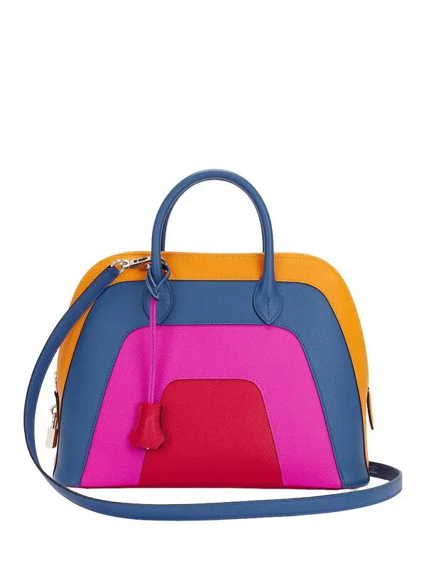 Hermès Epsom Bolide 1923 30 Handbag - Sunset Rainbow
