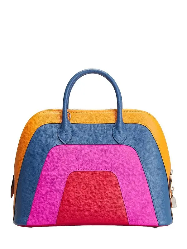 Hermès Epsom Bolide 1923 30 Handbag - Sunset Rainbow