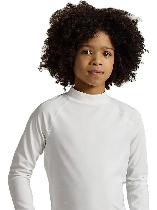 Ralph Lauren Performance Rash Guard - Ceramic White