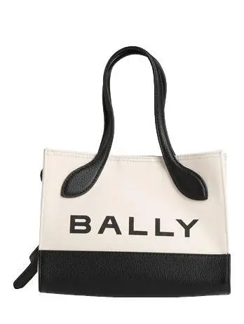 Bally Handbag Leather And Textile Fibers - Black