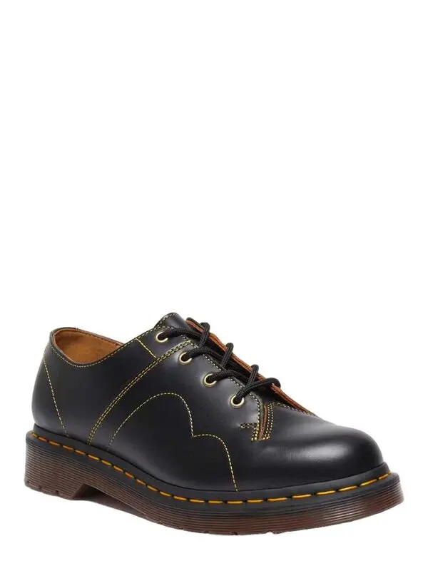 Dr. Martens Church Vintage Leather Shoes - Black