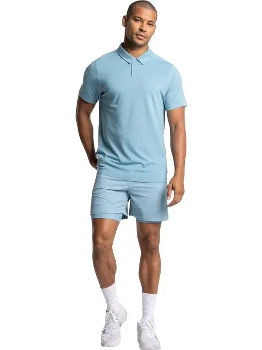 AVI Drive Pickleball Polo - Glacier