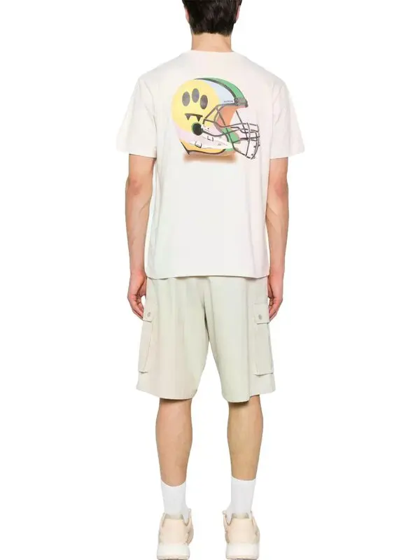 BARROW Graphic-print T-shirt - Neutrals