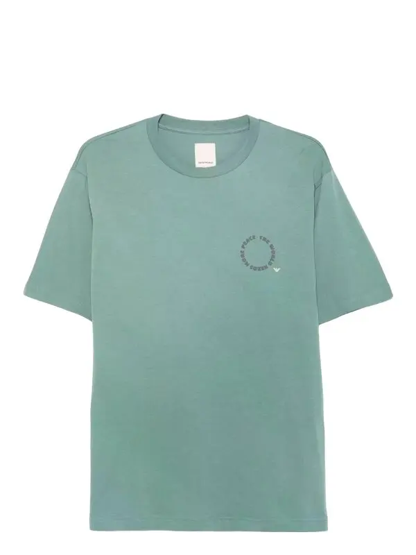 Emporio Armani Logo-print T-shirt - Green