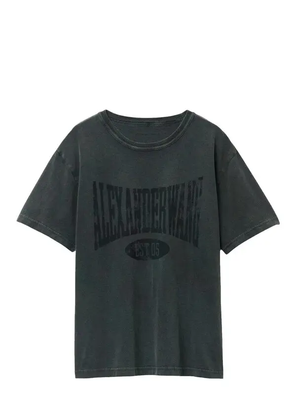 Alexander Wang Logo-print T-shirt - Black