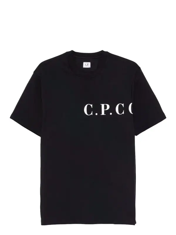 C.P. COMPANY Logo-print T-shirt - Blue