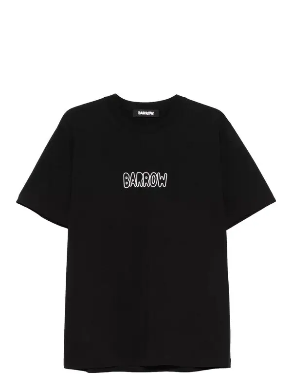 BARROW Graphic-print T-shirt - Black