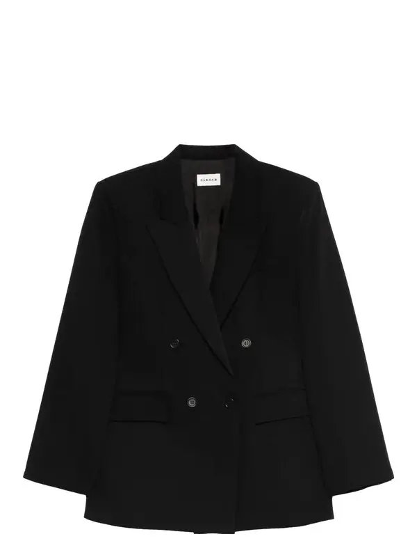 P.a.r.o.s.h Double-breasted Blazer - Black