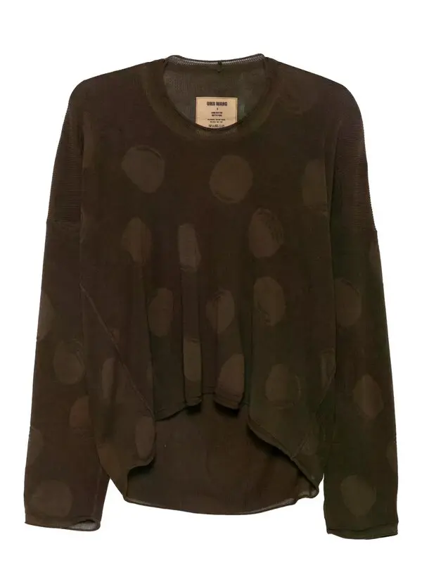 UMA WANG Pois Sweater - Brown