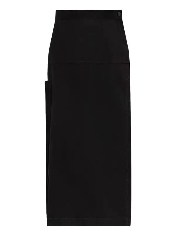 LEMAIRE High-waisted Skirt - Black