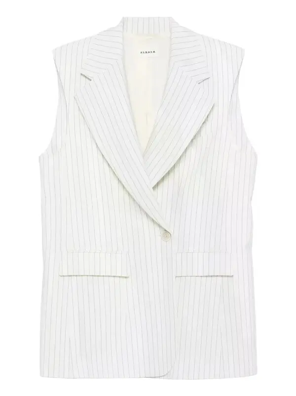 P.a.r.o.s.h Libra Waistcoat - White