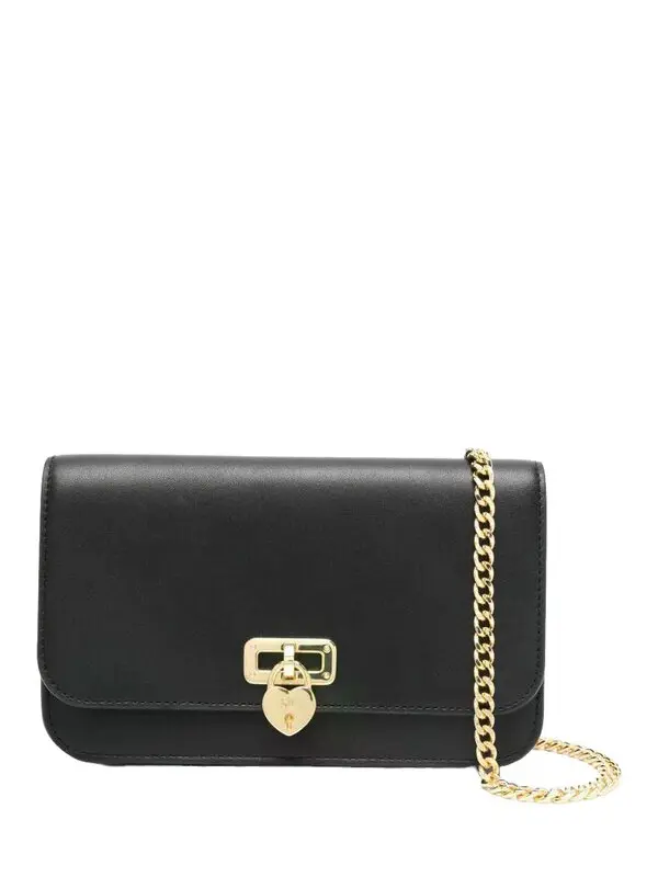 Ralph Lauren Leather Foldover Bag - Black