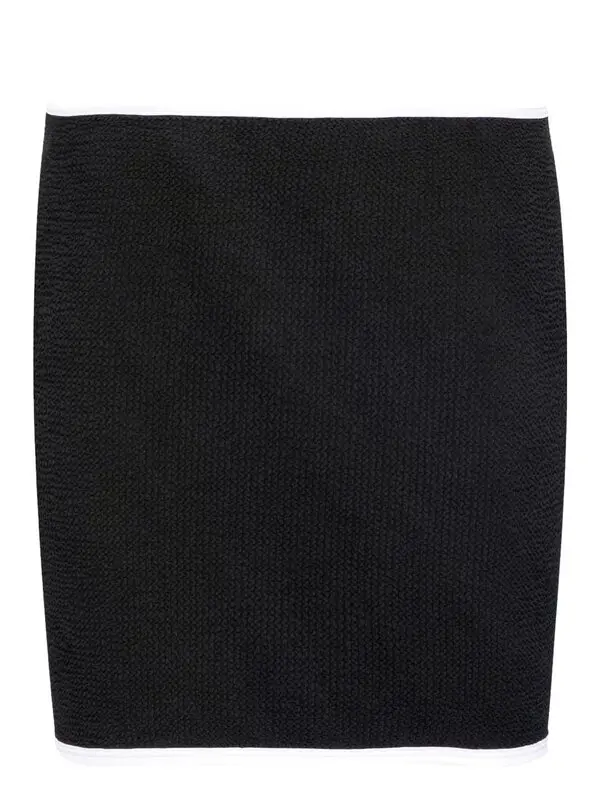 Hunza G Crinkled Swim Skirt - Black