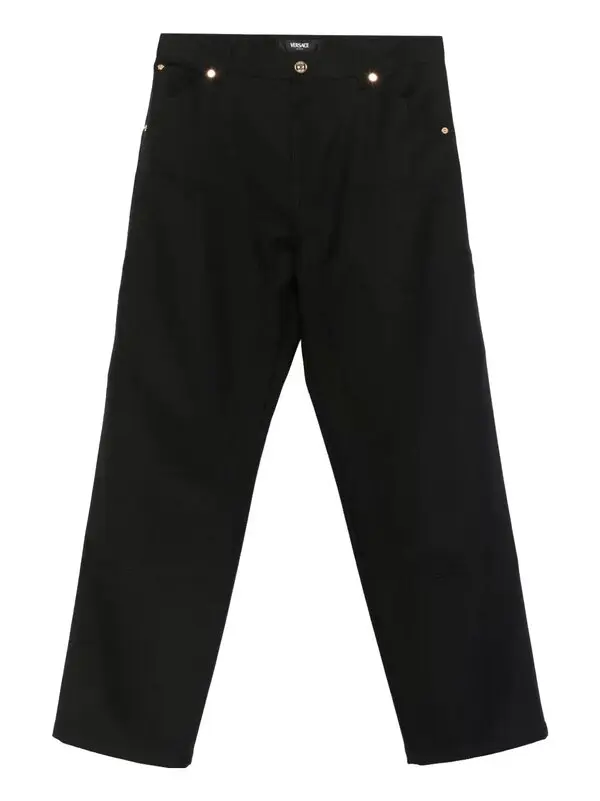 Versace Carpenter Straight-leg Trousers - Black
