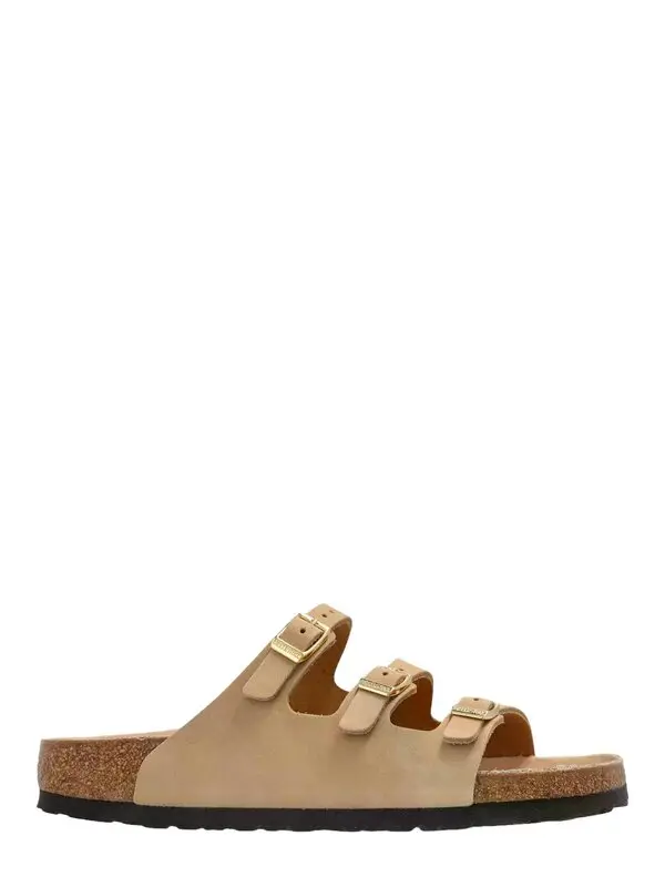 BIRKENSTOCK Florida Buckle Slides - Neutrals