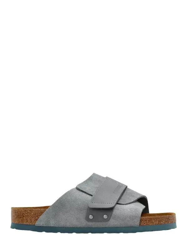 BIRKENSTOCK Kyoto Suede Slippers - Grey