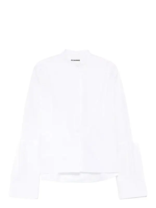JIL SANDER Organic-cotton Poplin Shirt - White