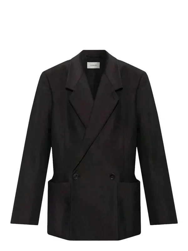 LEMAIRE Double-breasted Blazer - Grey