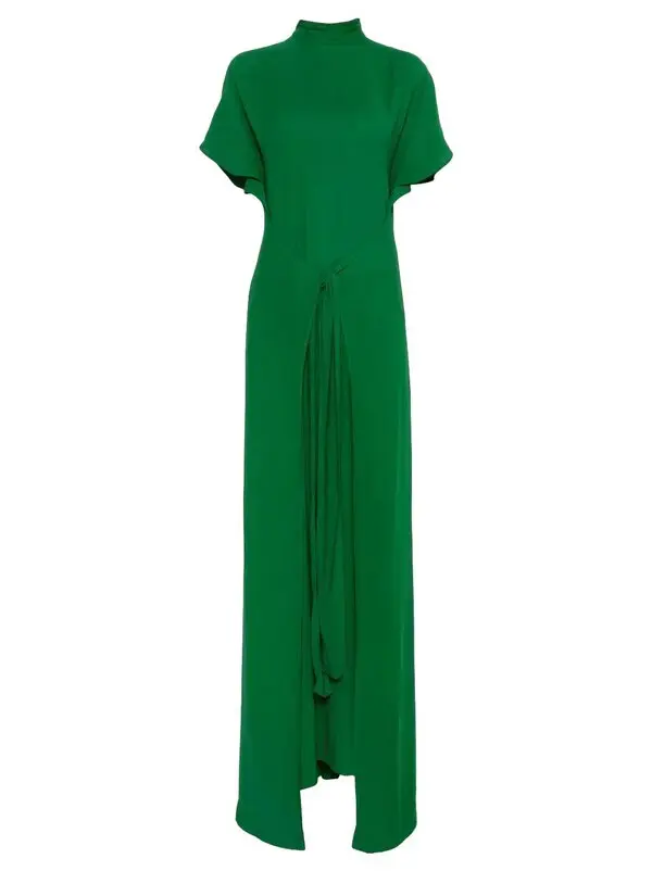 N°21 Tie-fastening Maxi Dress - Green