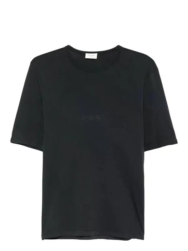 Saint Laurent Crew-neck T-shirt - Grey