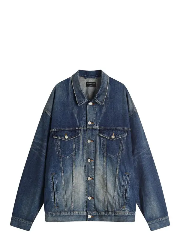 Balenciaga Oversized Denim Jacket - Whisker
