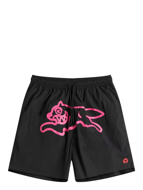 ICECREAM Running Dog Swim Shorts - Black